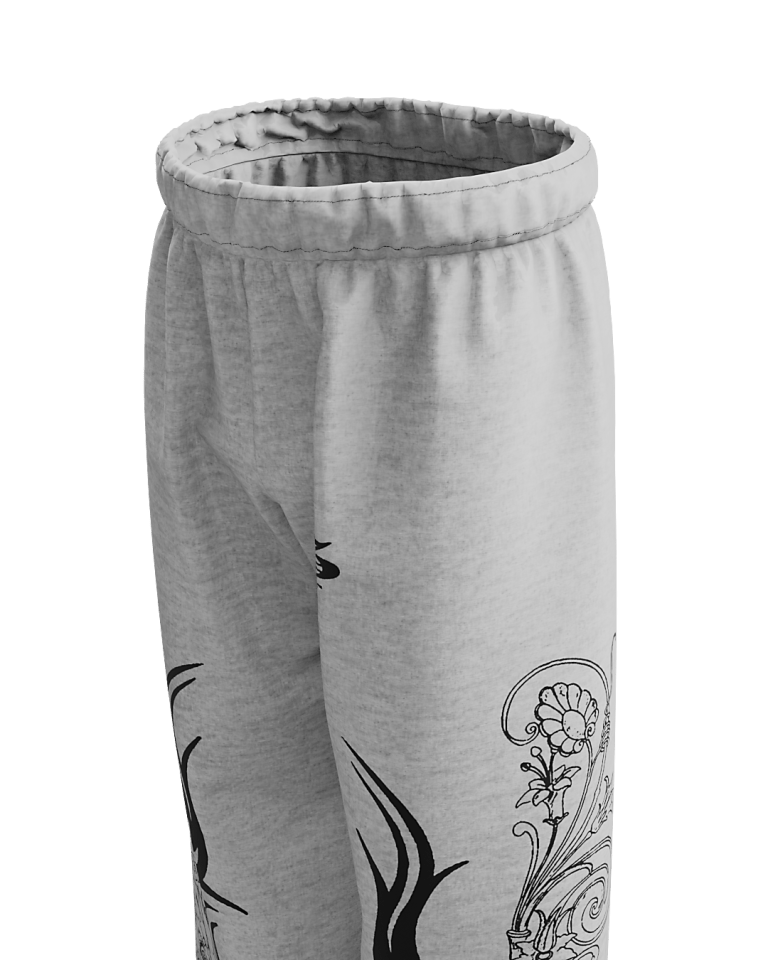 Rygor Melange Unisex Straight Fit Baggy Pants – Gany Hoodie