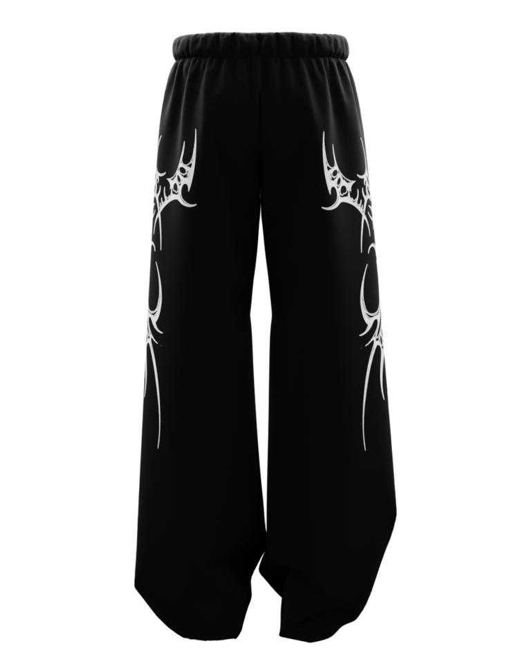 Typhoon Black Unisex Straight Fit Baggy Pants – Gany Hoodie