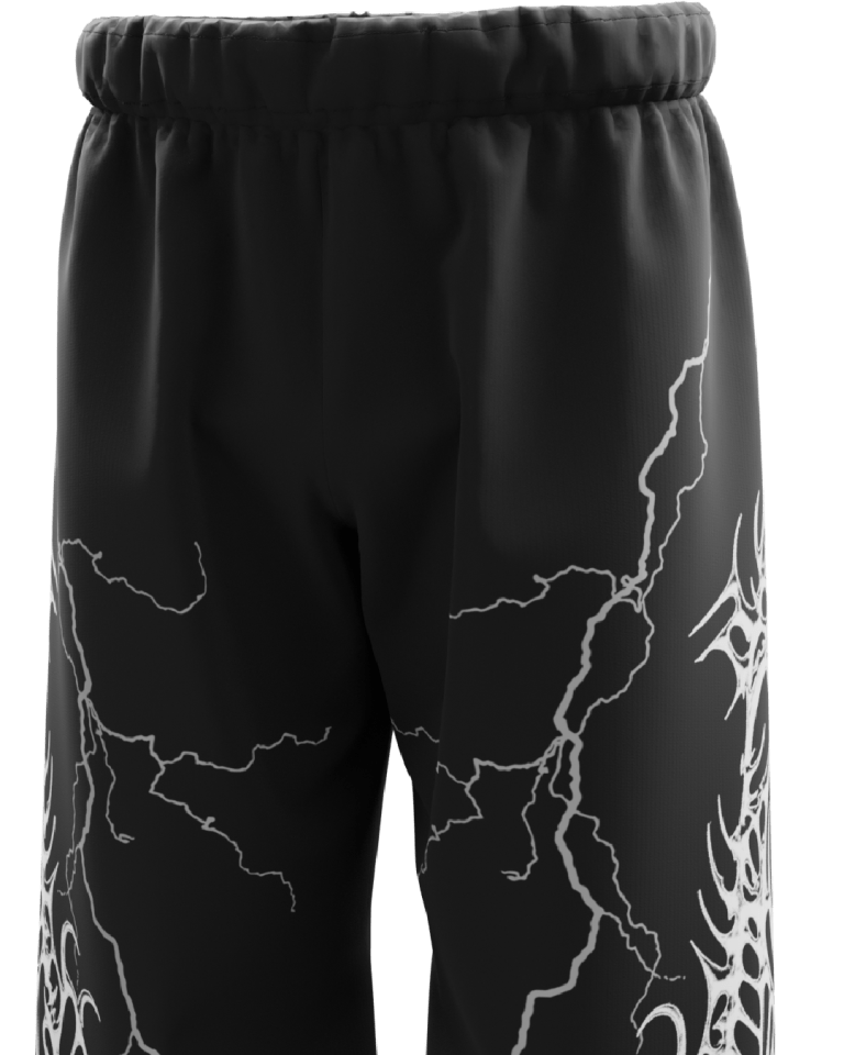 Typhoon Black Unisex Straight Fit Baggy Pants – Gany Hoodie