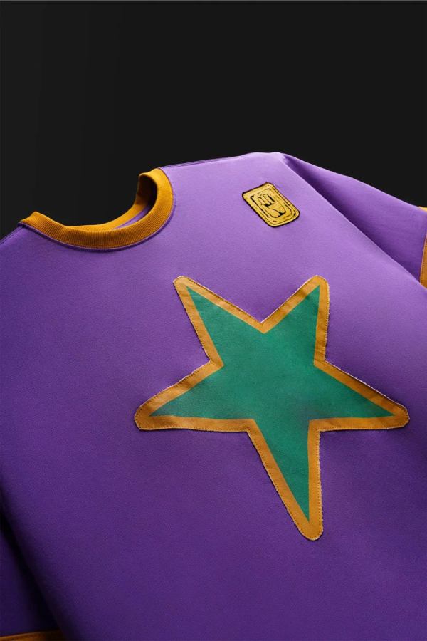 Jojo Reference – Anime Oversized T-shirt with Patchwork – Gany Hoodie