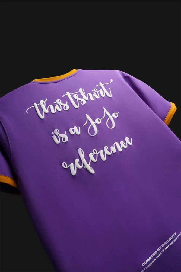 Jojo Reference – Anime Oversized T-shirt with Patchwork – Gany Hoodie